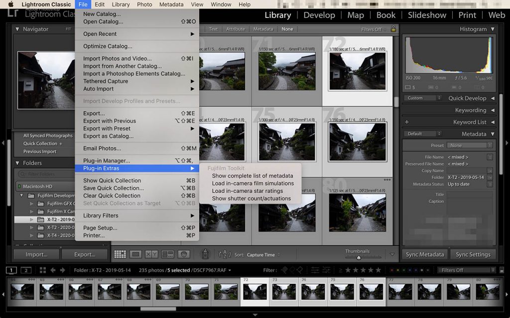 Fujifilm Toolkit - A plugin for Adobe Lightroom Classic